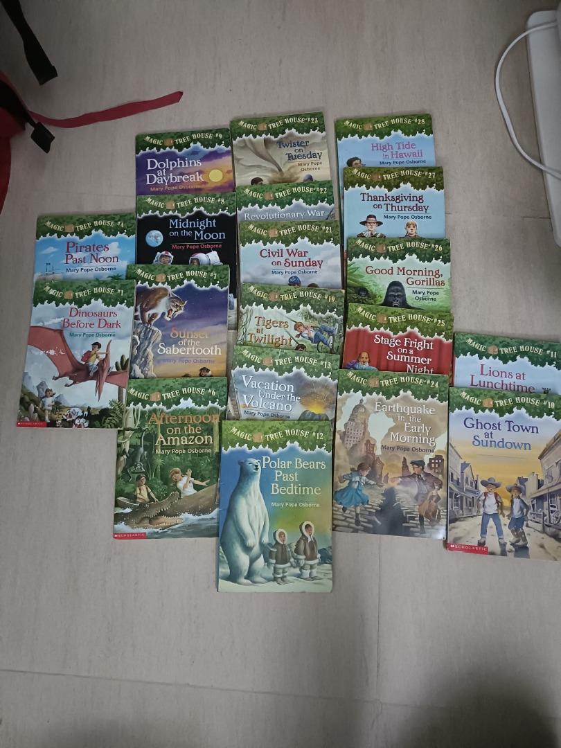 Magic Tree House 19本, 興趣及遊戲, 書本 & 文具, 小說 & 故事書 - Carousell