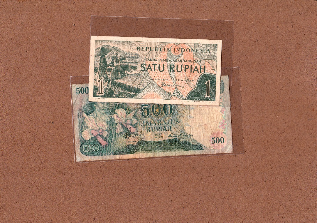 Mazuma F2288 Indonesia 1960 & 1977 Satu Ratus Rupiah & Lima Ratus ...