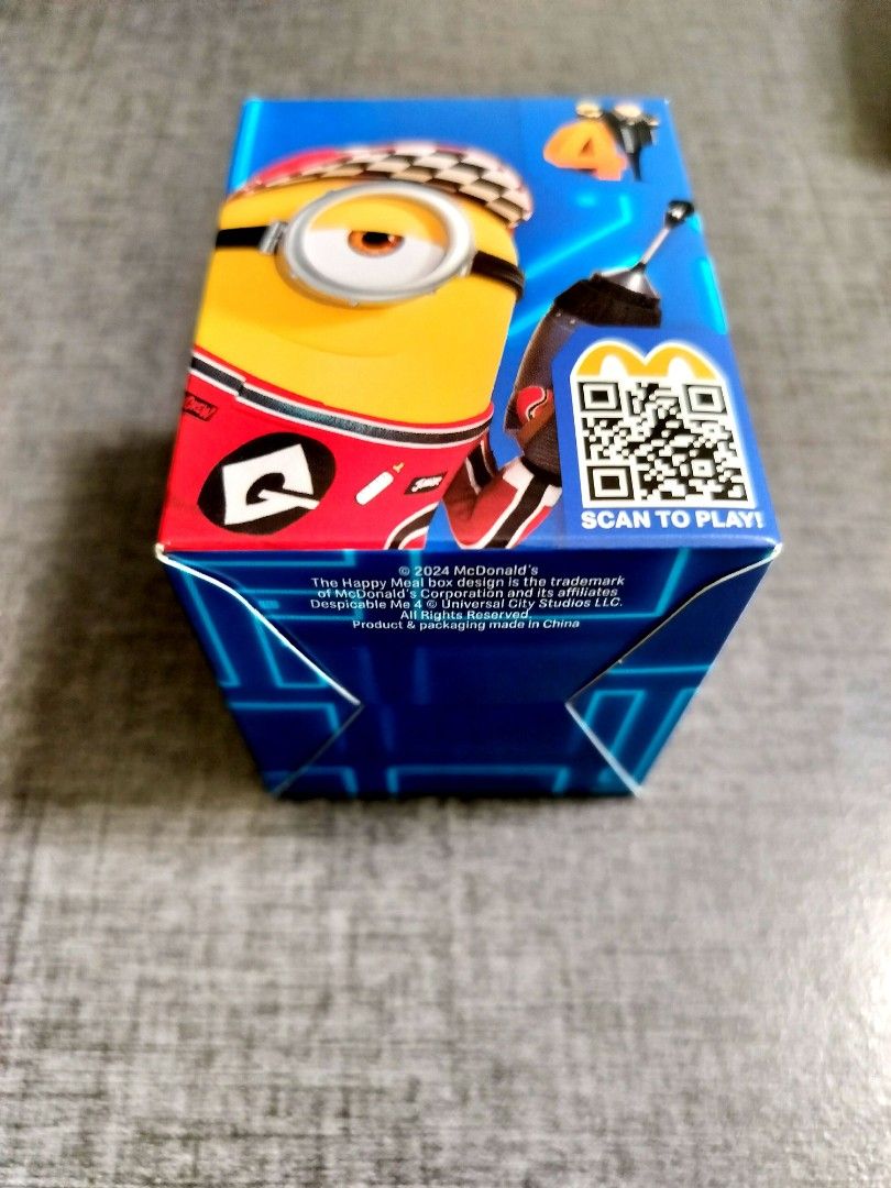 McDonald's Happy Meal Despicable Me 4 Second Week Toys (Pit Crew Ralph ...