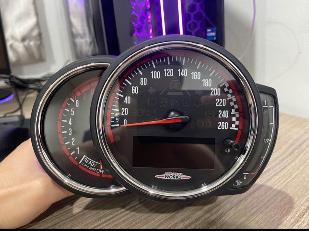 Mini cooper jcw meter, Auto Accessories on Carousell