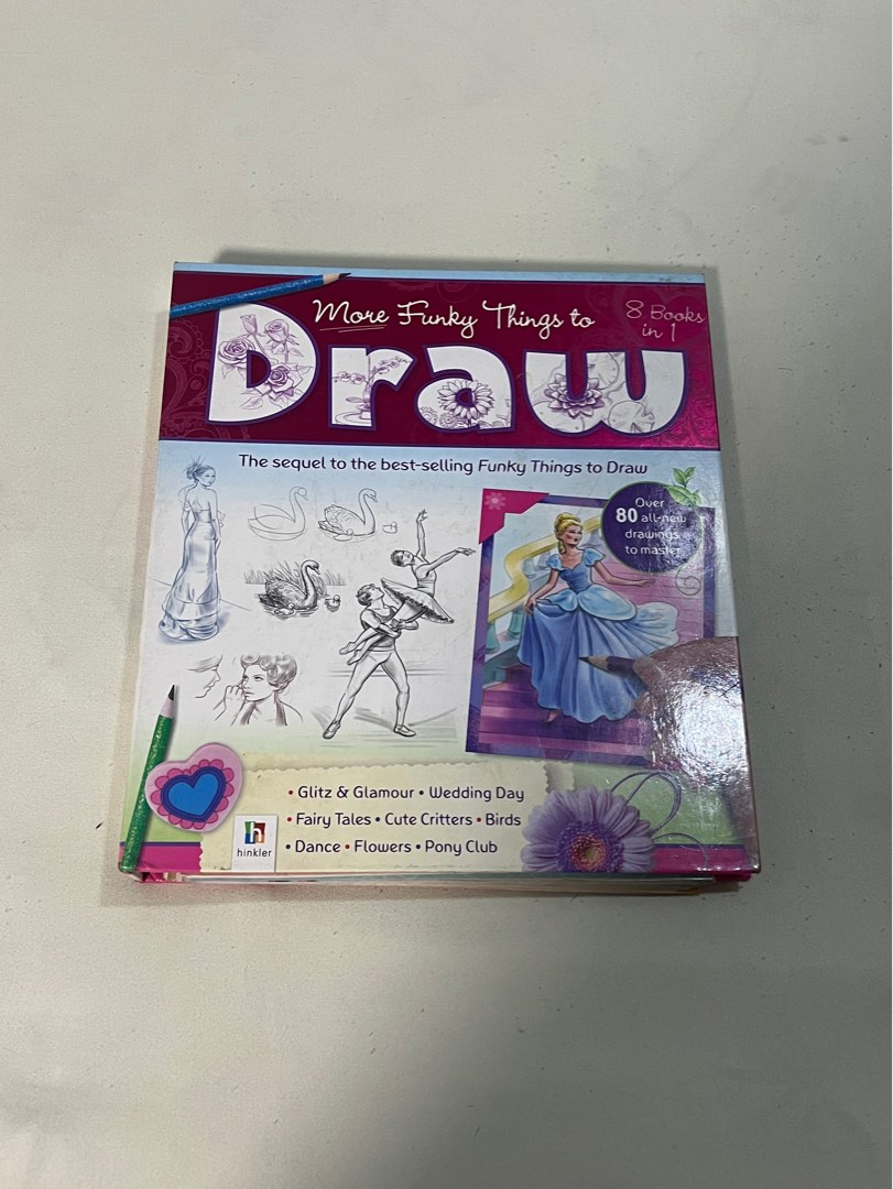 More funky things to DRAW hardbound, Hobbies & Toys, Stationary & Craft ...
