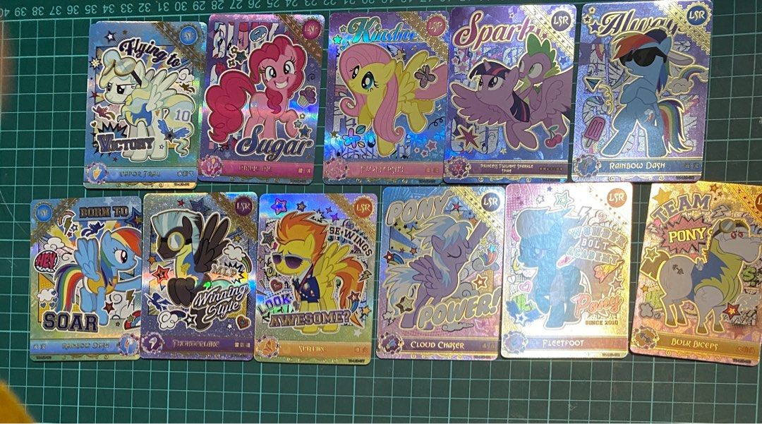 My Little Pony 小馬寶莉lsr 卡, 興趣及遊戲, 玩具 & 遊戲類 - Carousell