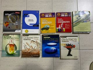 A / O Level Science Chemistry & Biology Textbooks, Assessment Books, 10 ...