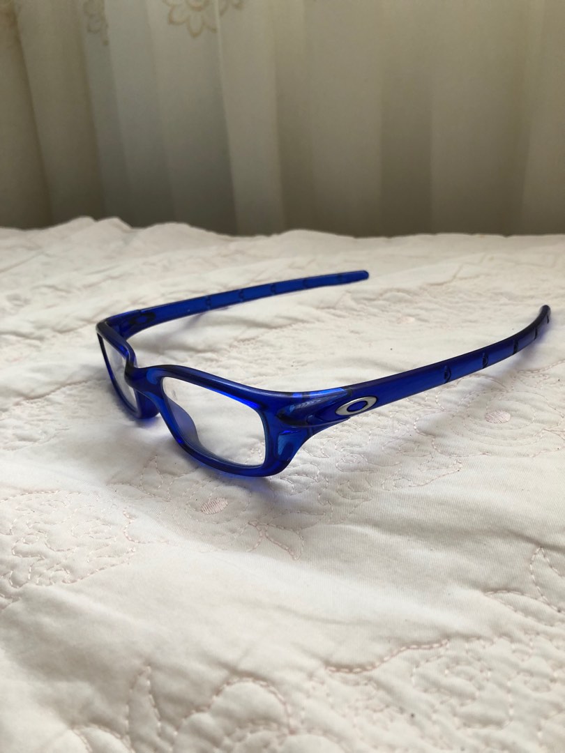 Oakley four S (Crystal blue frame) titanium clear lens, Luxury ...