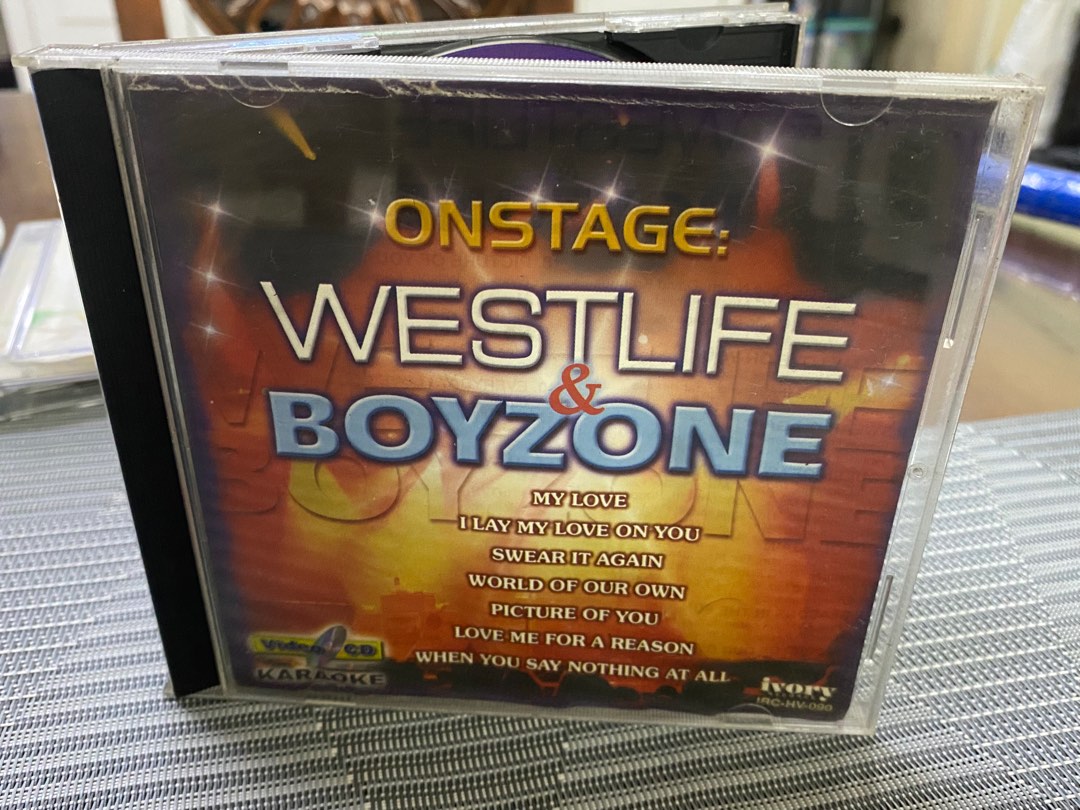 On Stage - WESTLIFE & BOYZONE - Original Music Video CD VCD Karaoke ...