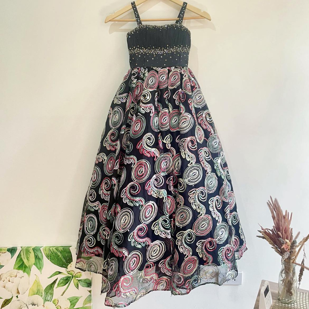 Original custom made Edd Sy ball gown for little girls color black ...