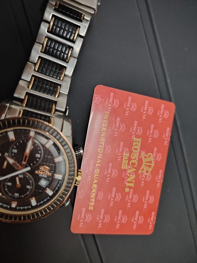 Original Roscani Watch, Men's Fashion, Watches & Accessories, Watches ...