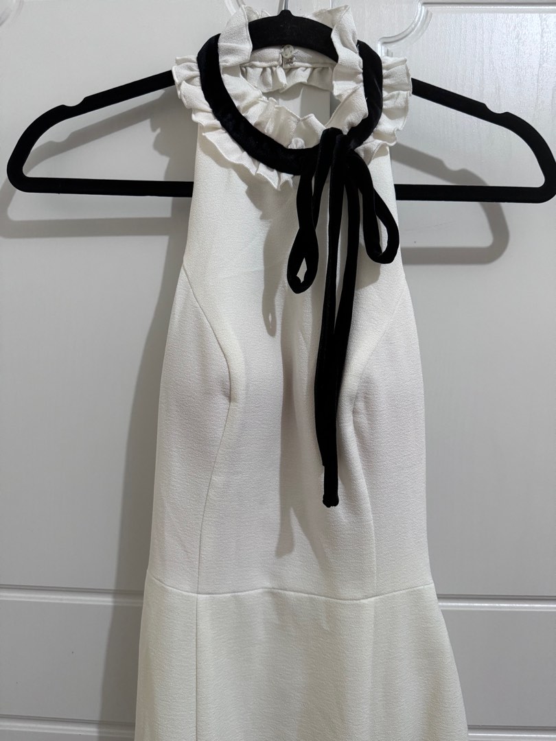 Patty Ang White Evening Long Gown, Women's Fashion, Dresses & Sets ...