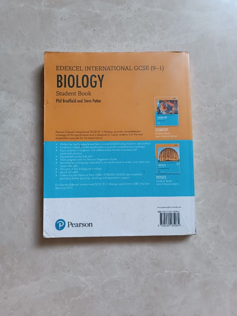 PEARSON BIOLOGY Edexcel International GCSE 9-1 ORIGINAL Bersih Milik ...