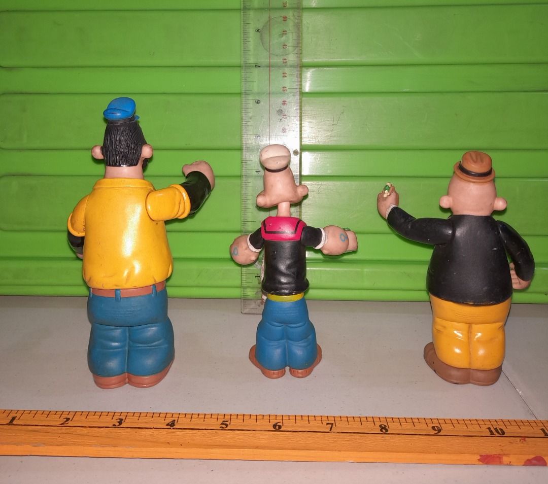 Popeye 1991 King Features Syndicate Inc. set of 3 - Jollibee toys ...