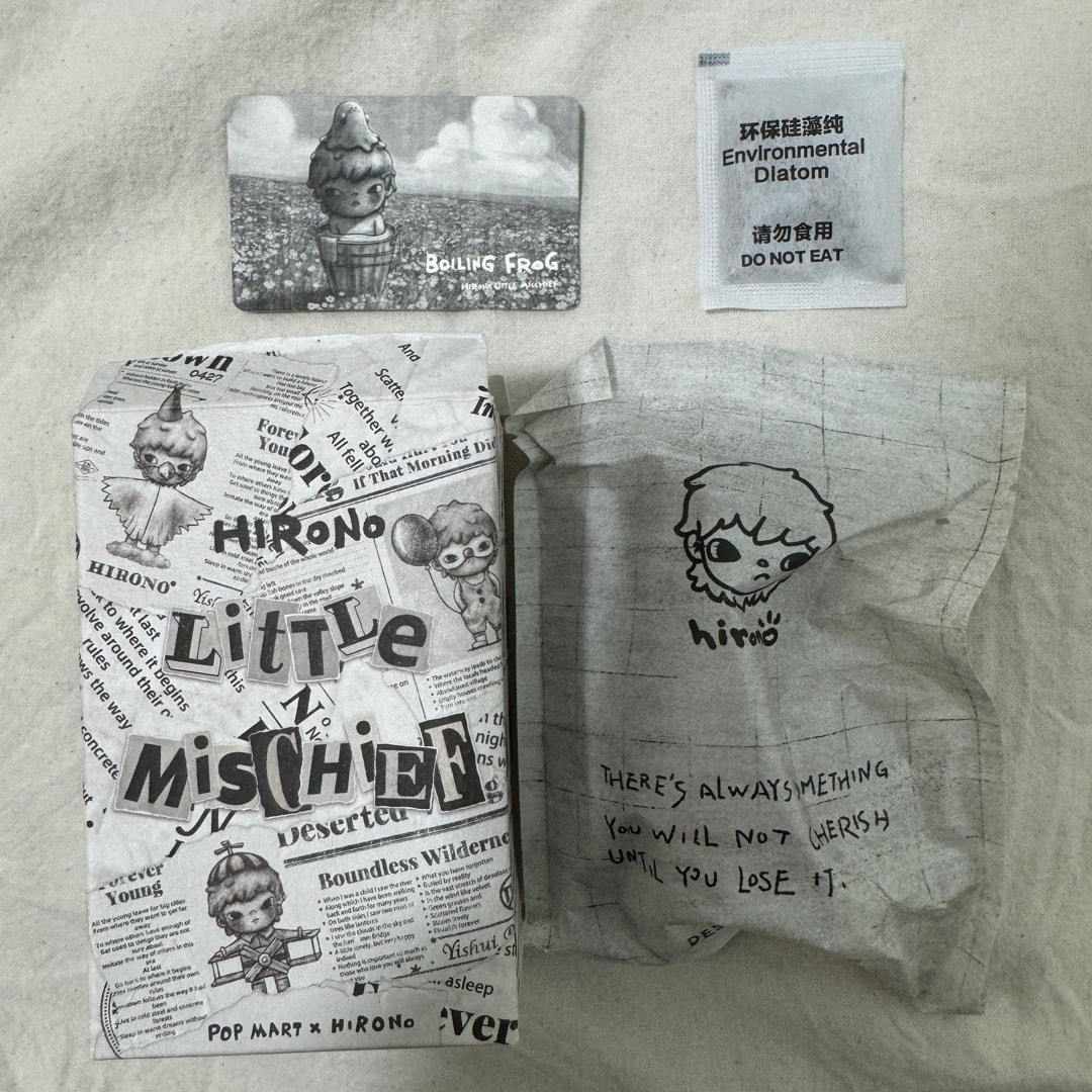 Popmart Hirono Little Mischief Boiling Frog, Hobbies & Toys, Toys ...