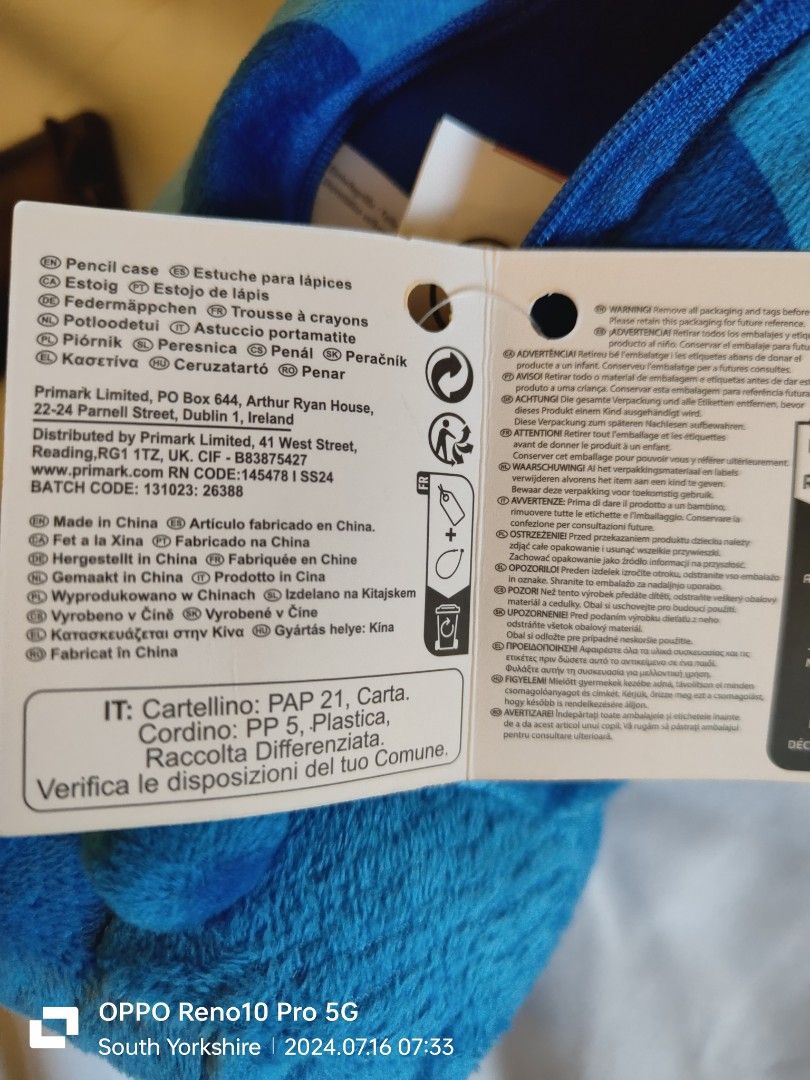 Primark Disney Stitch Pencil Case, Hobbies & Toys, Stationery & Craft ...