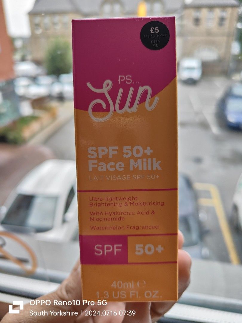 Primark PS Sun SPF50+ Face Milk, Beauty & Personal Care, Face, Face ...