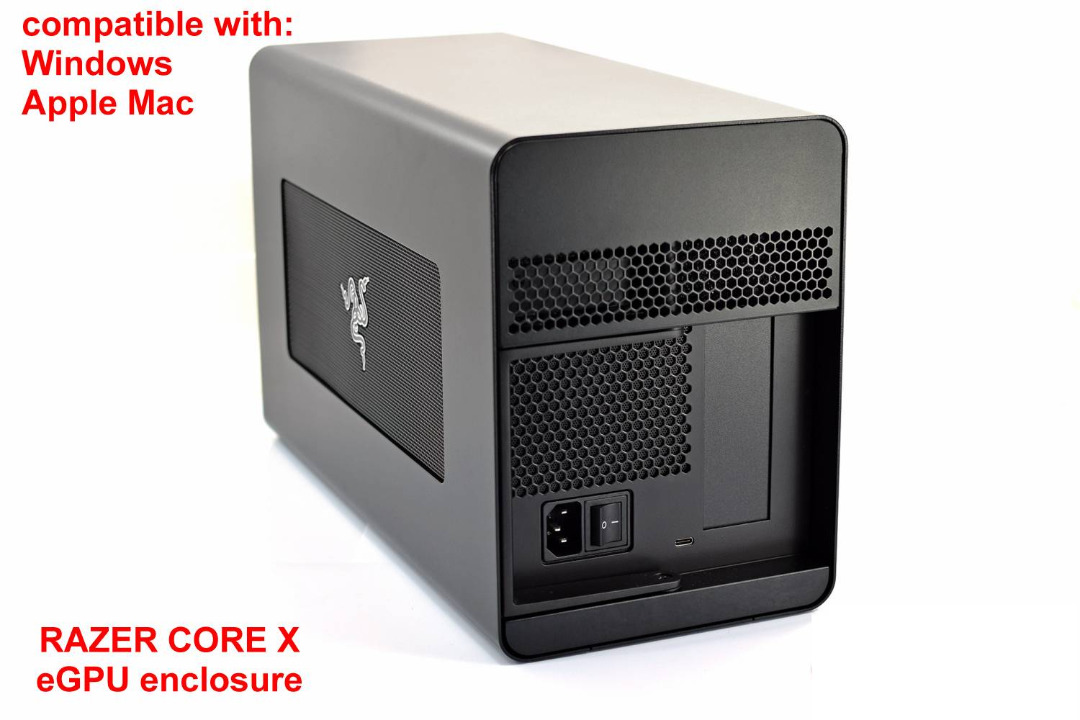 Razer Core X eGPU enclosure with box external gpu video card, Computers ...