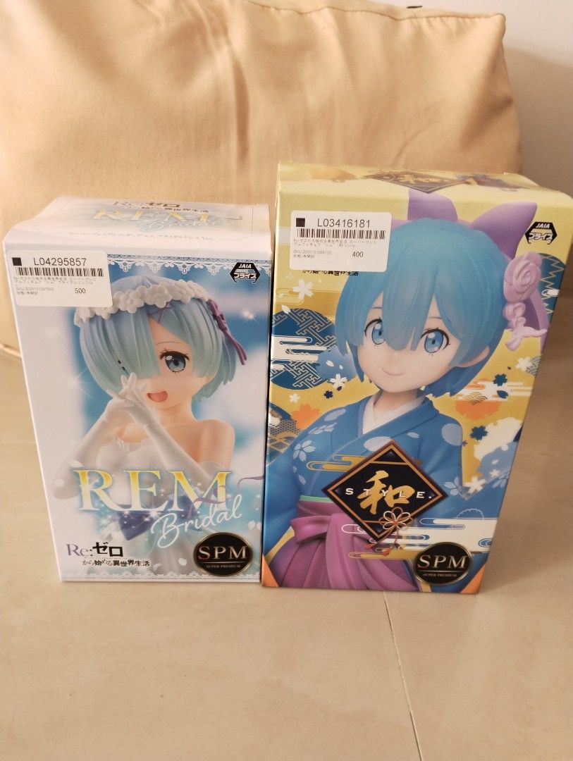 Rem sega figure re zero set, Hobbies & Toys, Toys & Games on Carousell