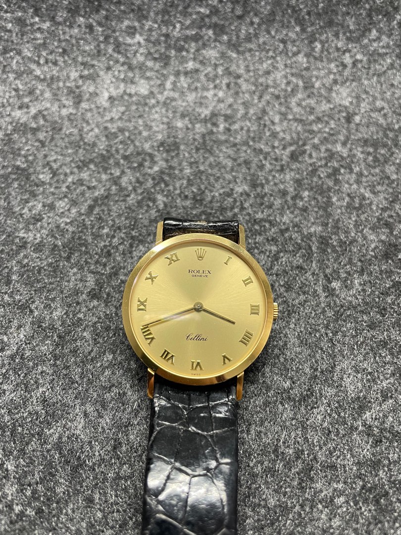 Rolex Cellini Vintage 1991 18k gold, Men's Fashion, Watches & Accessories, Watches on Carousell