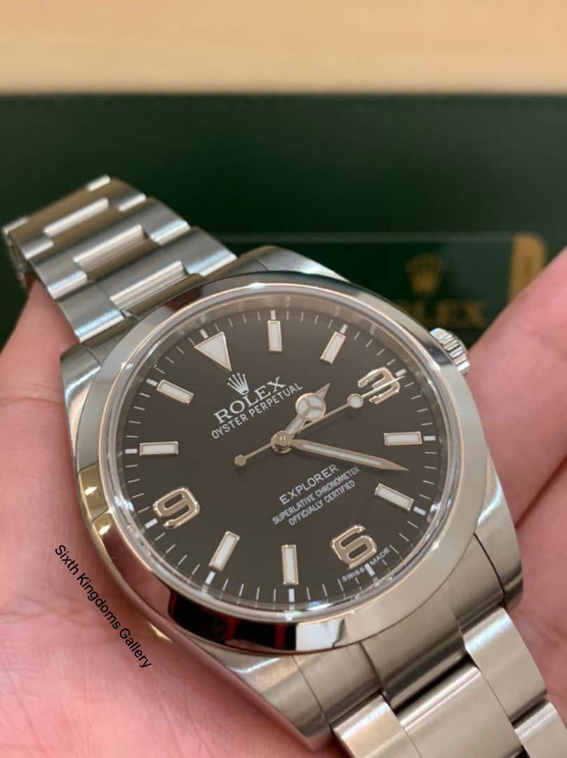 Rolex Explorer 1 39mm 214270, Luxury, Watches on Carousell
