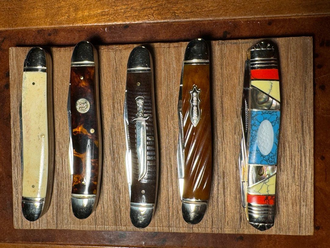 5 x Rough Rider Muskrat Pattern pocket Knives., Hobbies & Toys ...