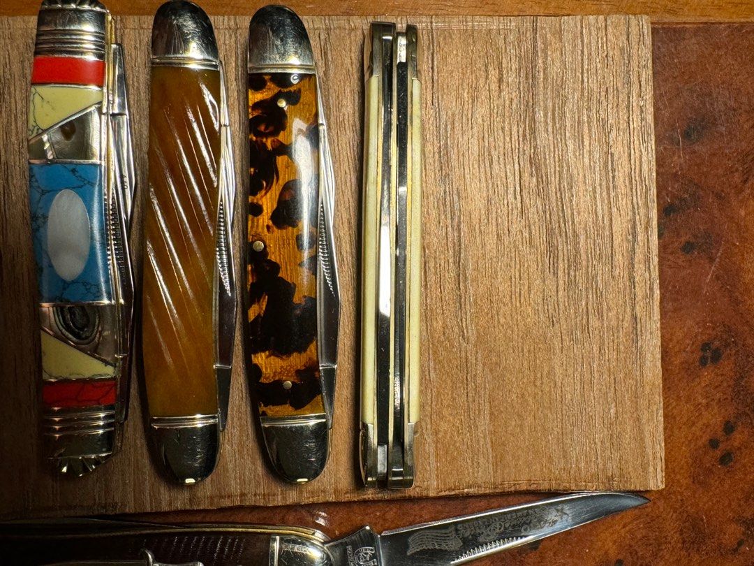 5 x Rough Rider Muskrat Pattern pocket Knives., Hobbies & Toys ...