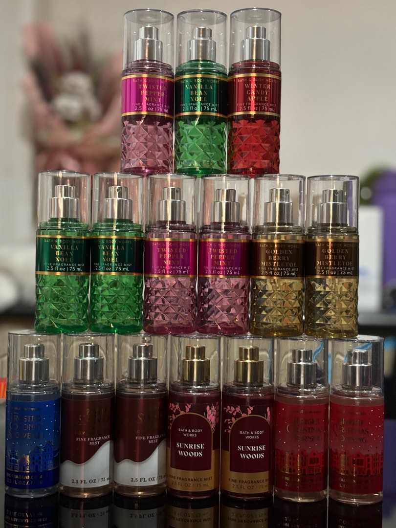 Bath & Body Works Travel Size/Mini Fragrance Mist, Beauty & Personal ...