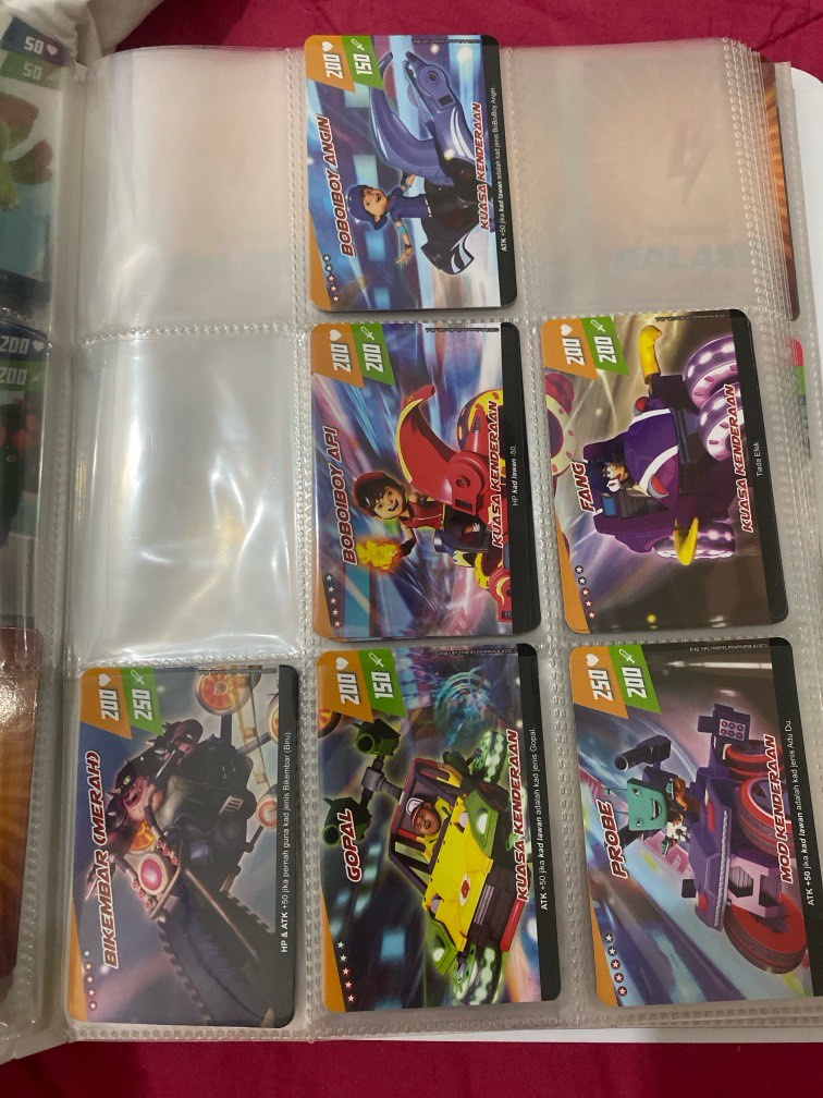 Set of boboiboy Card LE (6 cards), Hobbies & Toys, Collectibles ...