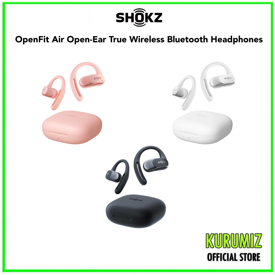SHOKZ OpenFit Air Open-Ear True Wireless Bluetooth Headphones, Audio, Headphones & Headsets on ...