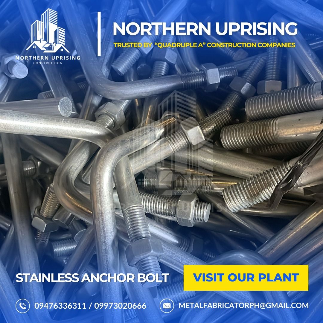 Stainless Anchor Bolt | Headed Bolt | U Bolt | J Bolt | Northern ...