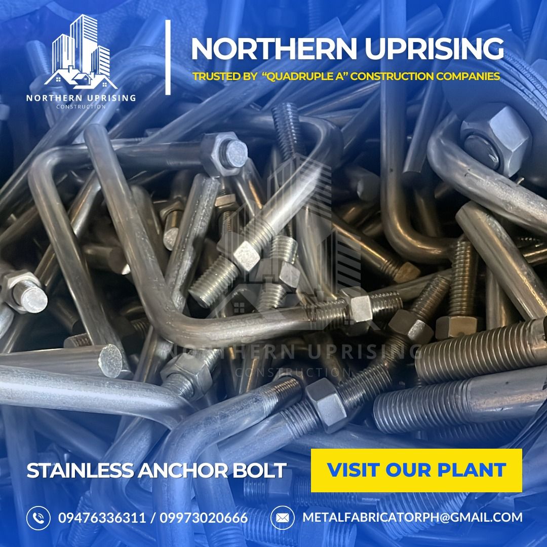 Stainless Anchor Bolt | Headed Bolt | U Bolt | J Bolt | Northern ...