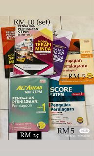 STPM books, Hobbies & Toys, Books & Magazines, Textbooks on Carousell