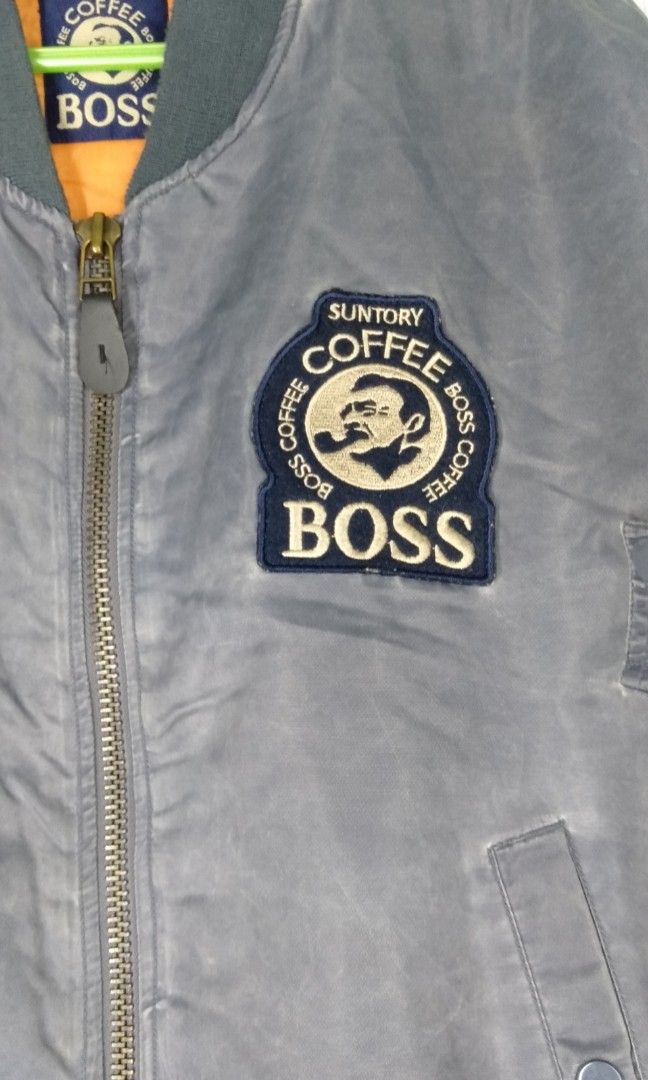 Suntory boss coffee bomber jacket, Men's Fashion, Coats, Jackets and ...