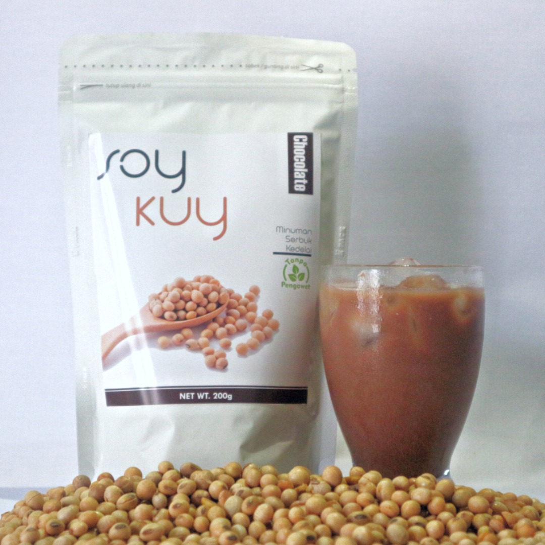 Susu Kedelai SoyKuy Minuman Sehat Rasa Coklat, Makanan & Minuman ...