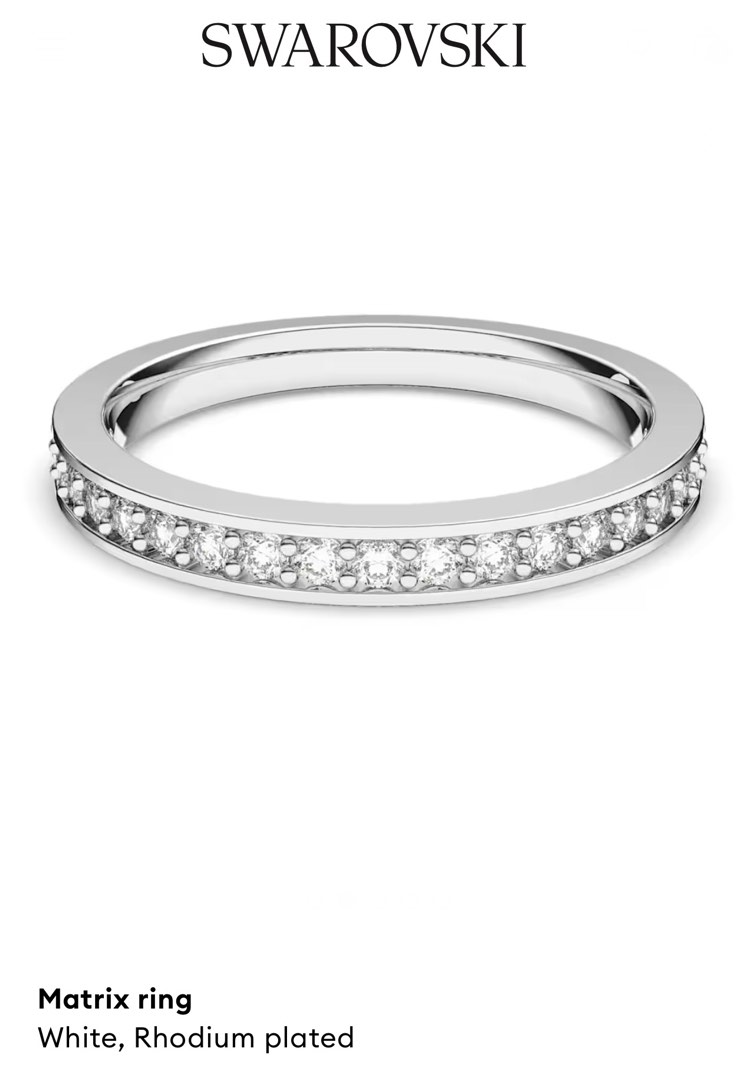 Swarovski Matrix Ring, Women's Fashion, Jewelry & Organisers, Rings on ...