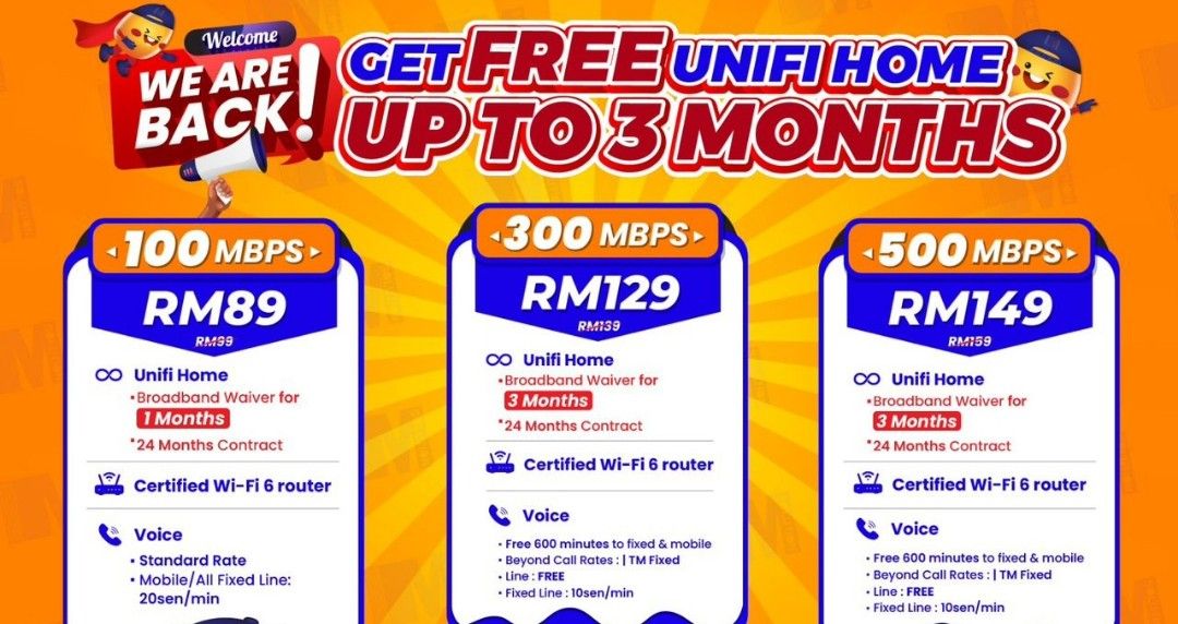 Telekom unifi promotion, Computers & Tech, Parts & Accessories ...
