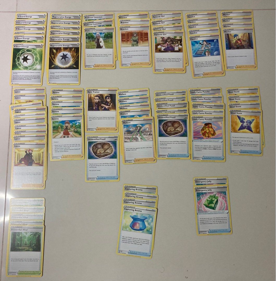 .21for each card Tons of Pokemon trainer cards for sale very cheap ...