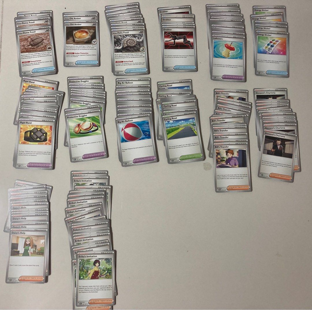 .21for each card Tons of Pokemon trainer cards for sale very cheap ...