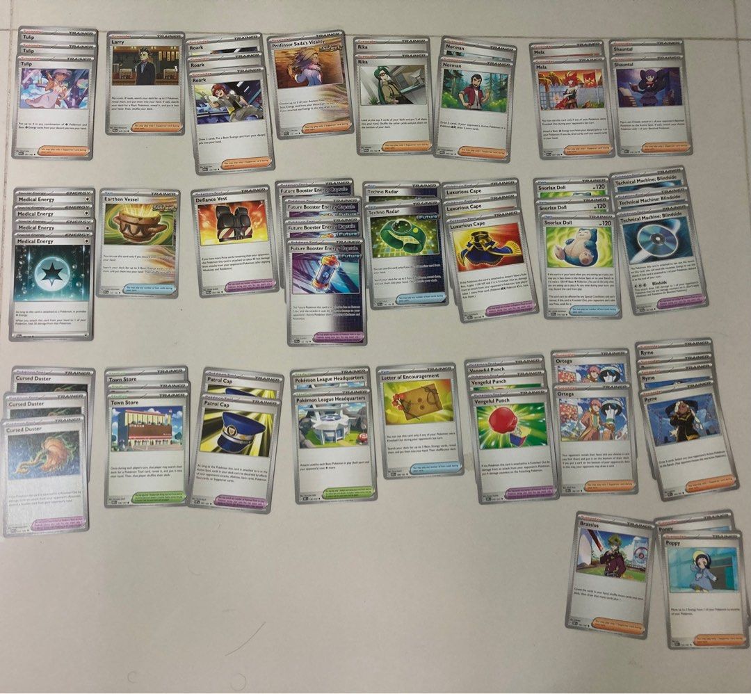 .21for each card Tons of Pokemon trainer cards for sale very cheap ...