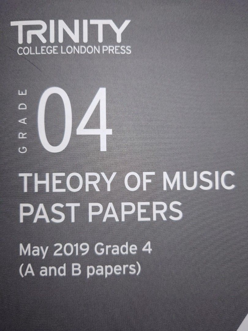 Trinity Grade 4 Theory May2019 A&B, Hobbies & Toys, Books & Magazines ...