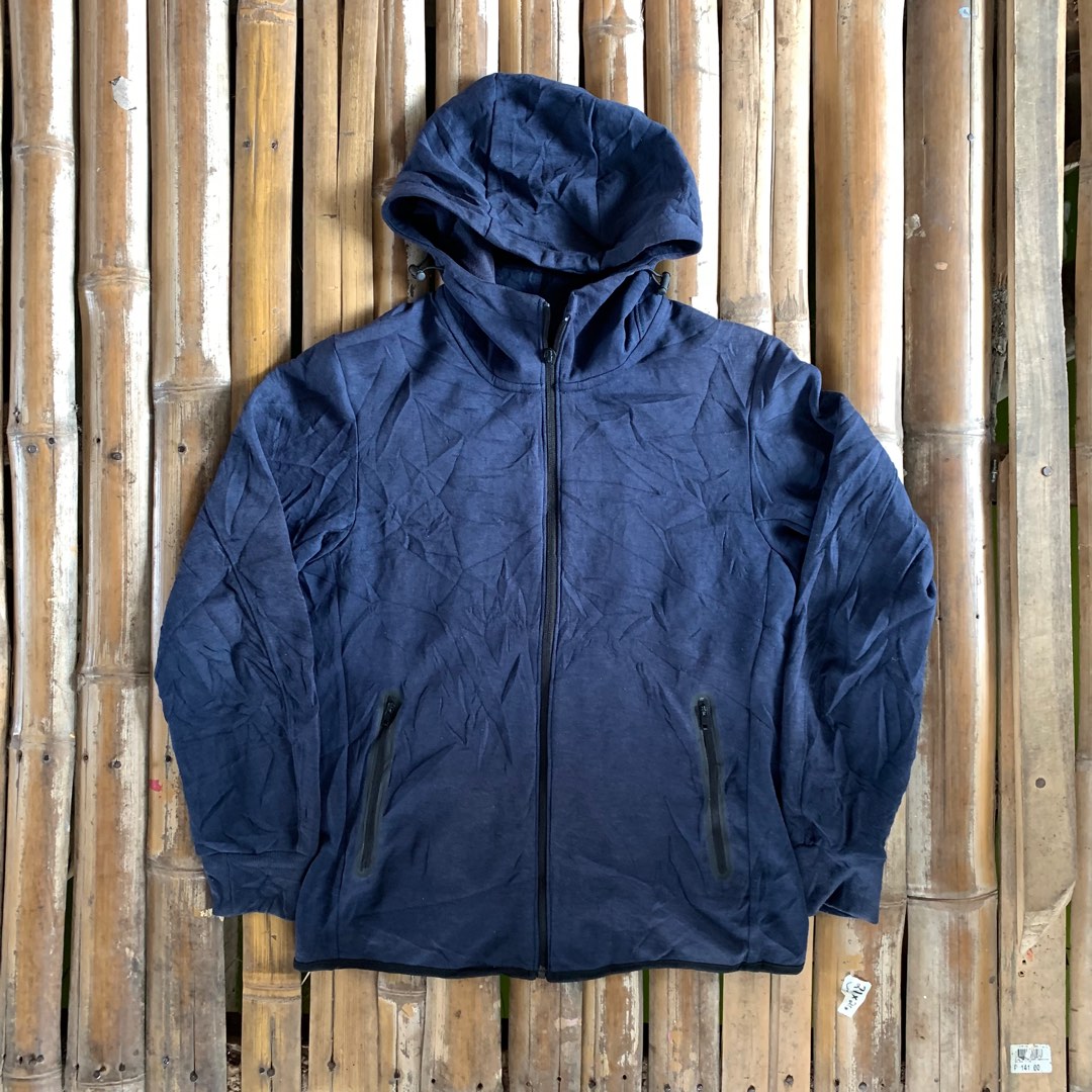 Uniqlo Tech Fleece Full Zip Hoodie, Men's Fashion, Coats, Jackets and ...