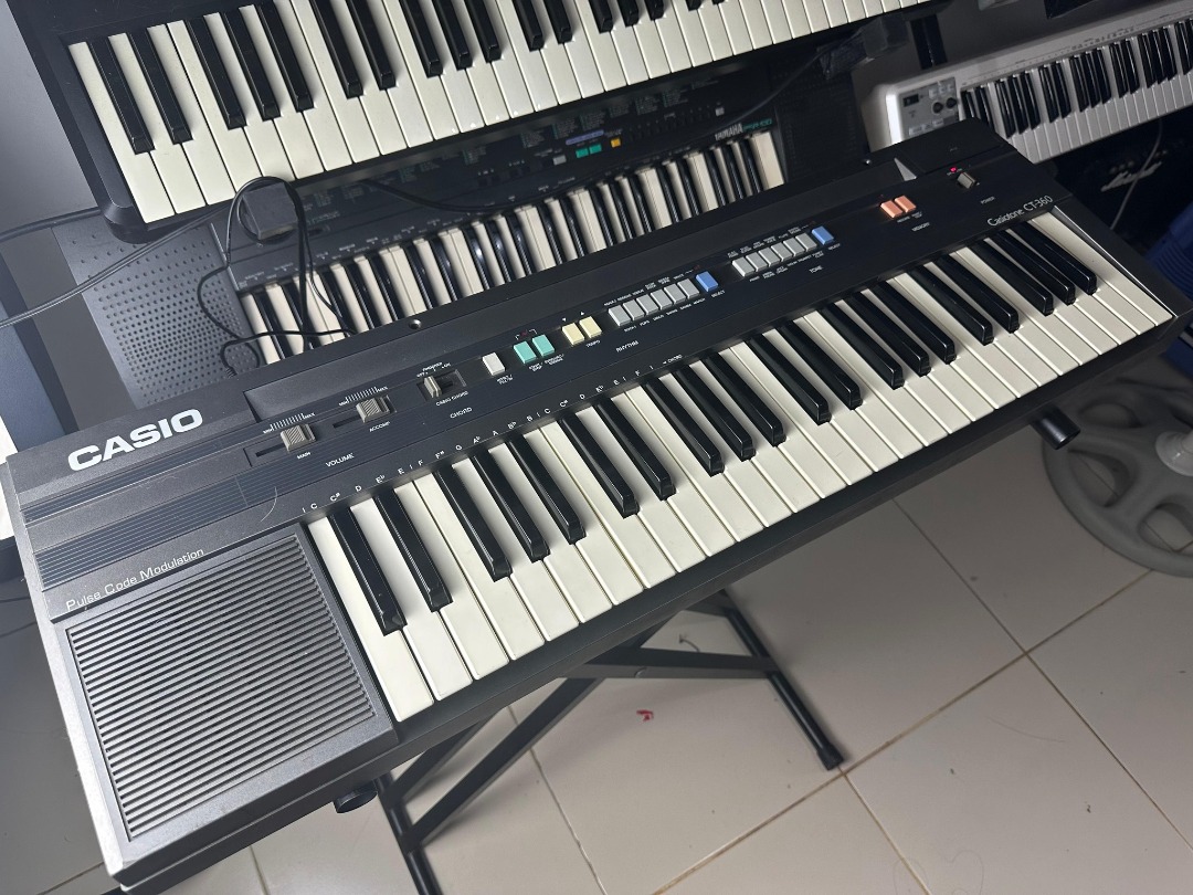 Vintage Casio CT-360 49 Keys Vintage PCM Keyboard, Hobbies & Toys ...