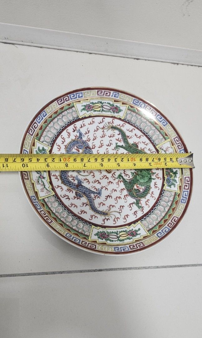 Vintage dragon plate, Hobbies & Toys, Collectibles & Memorabilia ...
