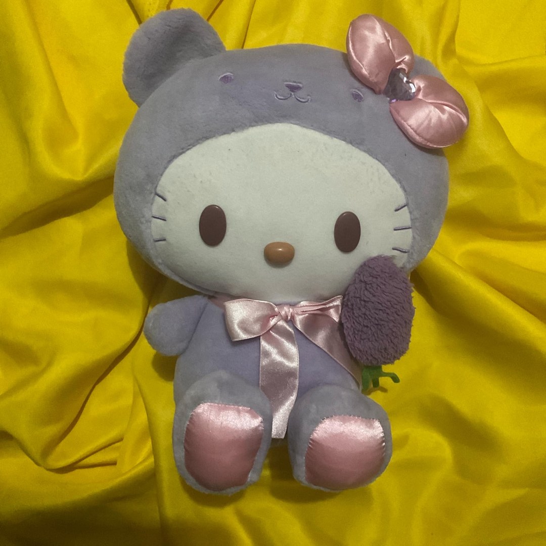 Violet and Purple Hello Kitty Mascot Hard Eyes, Hobbies & Toys, Toys ...