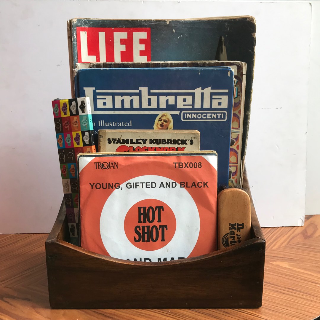 Wooden Letter rack Vintage Wooden Desktop Organiser for keeping your ...
