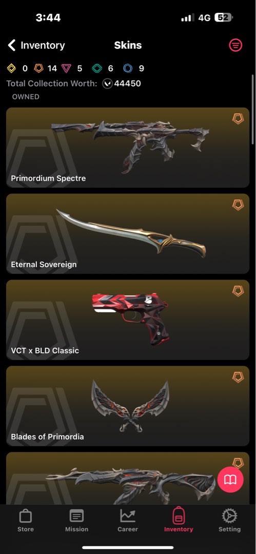 WTS Valorant Account W 19 Prem Skins, Video Gaming, Gaming Accessories ...