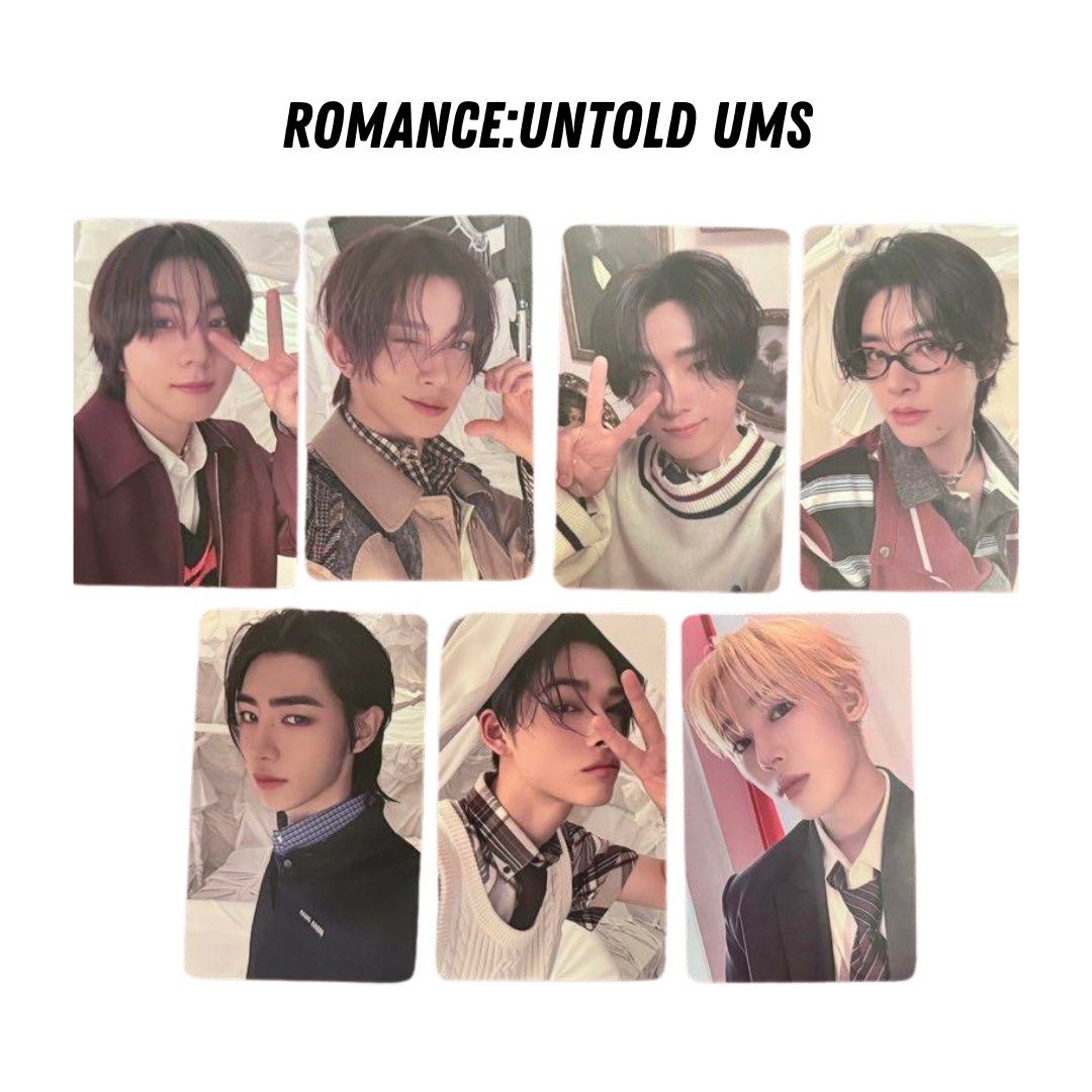 [WTS|mercari japan] Enhypen Romance : Untold UMS POB photocards ...