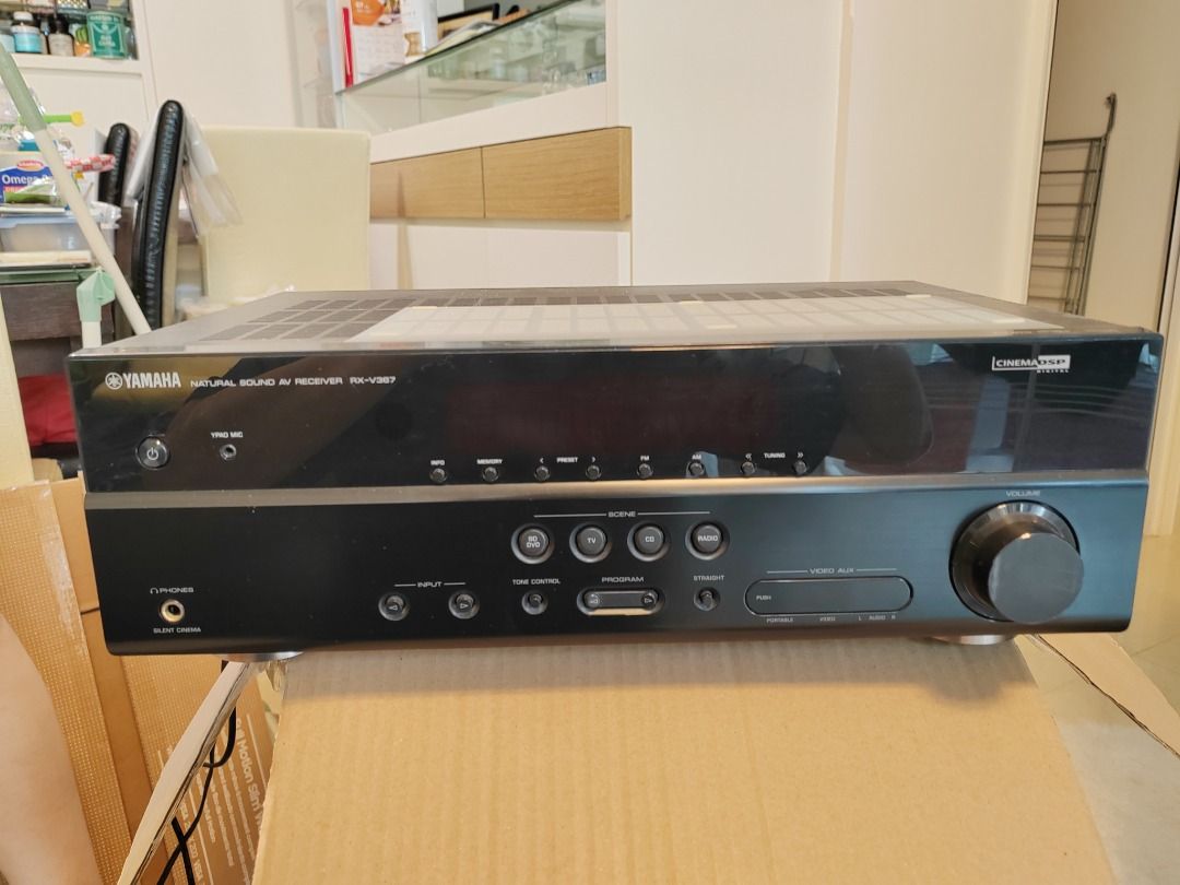 YAMAHA AV Receiver RX-V367 5.1聲道AV數位收音擴音機, 音響器材, 其他音響配件及設備 - Carousell