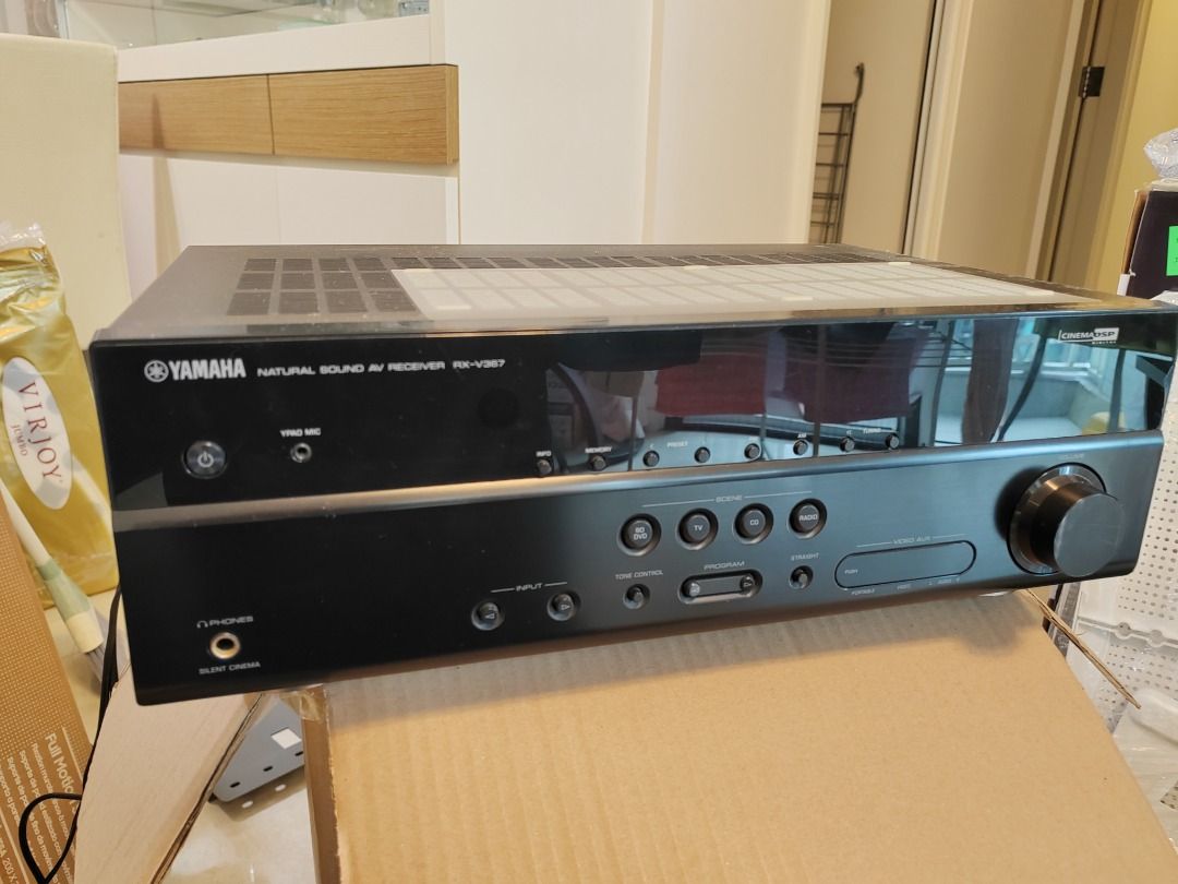 YAMAHA AV Receiver RX-V367 5.1聲道AV數位收音擴音機, 音響器材, 其他音響配件及設備 - Carousell