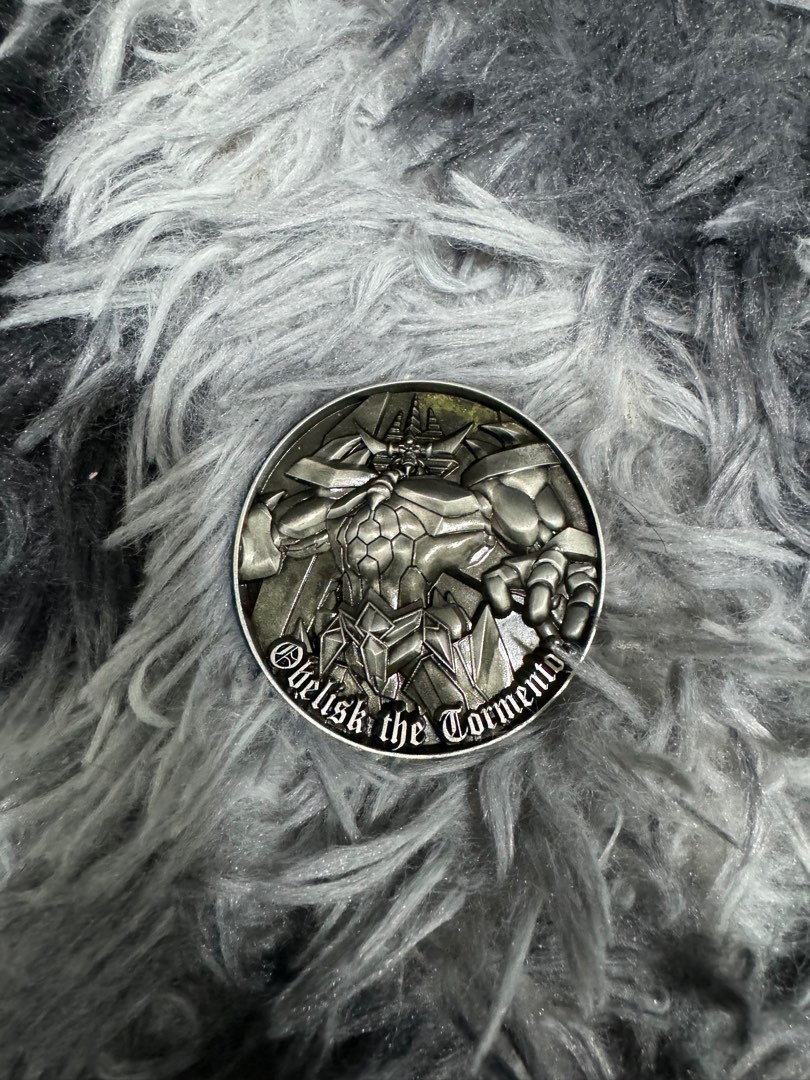 YUGIOH 20th Anniversary Coin : Obelisk, Hobbies & Toys, Toys & Games on ...