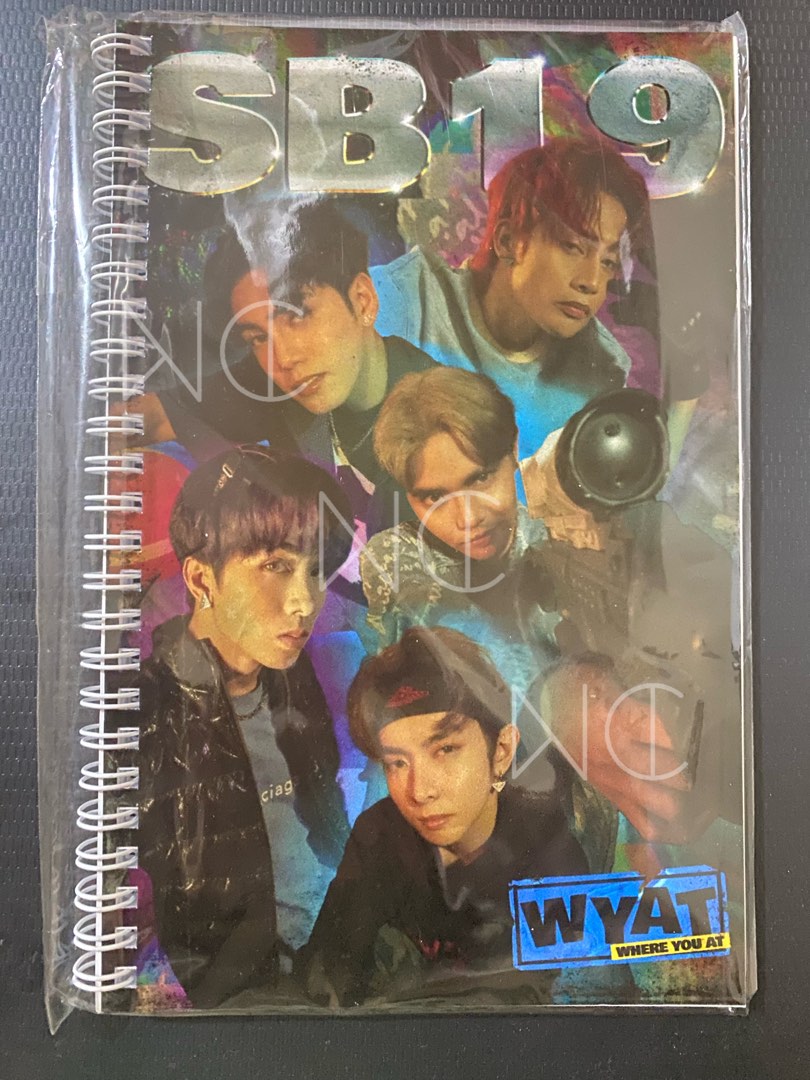 Official SB19 WYAT Notebook, Hobbies & Toys, Memorabilia & Collectibles ...