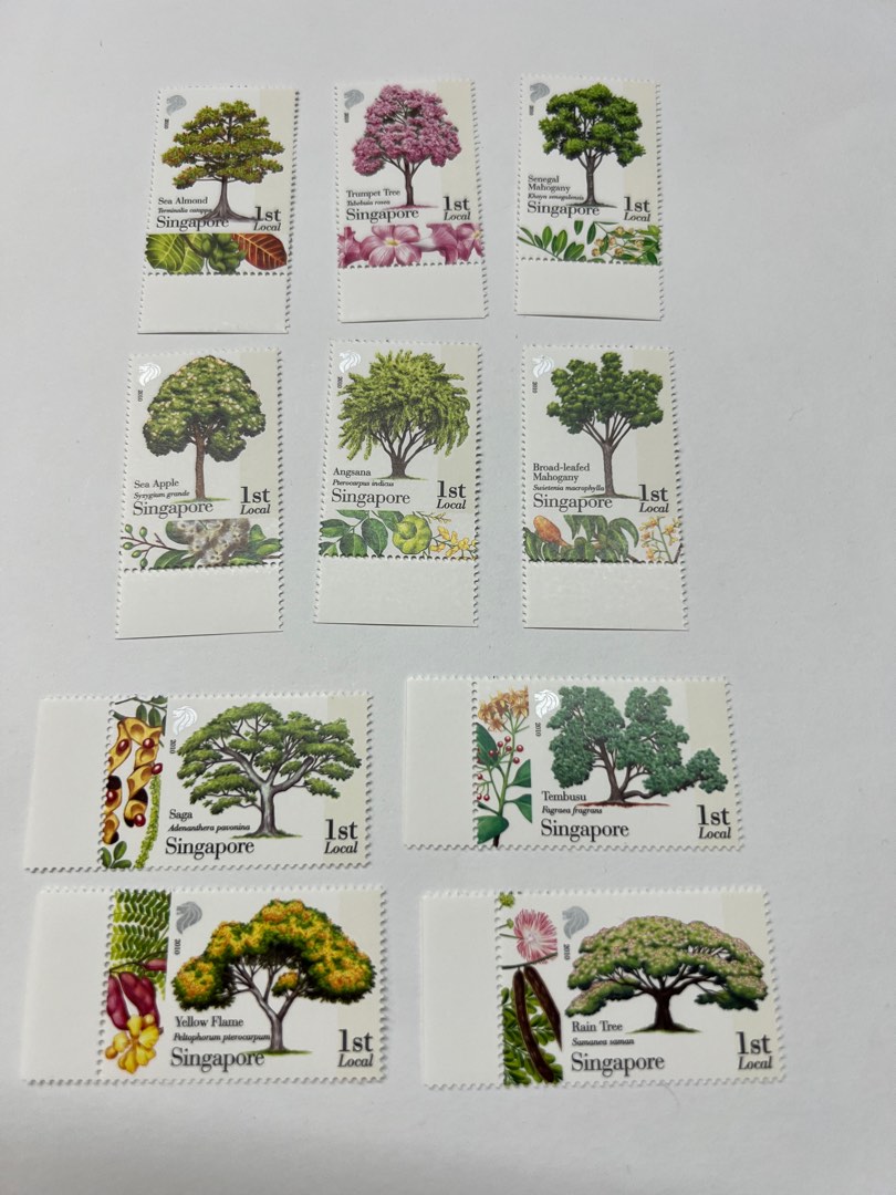2010 Singapore stamp trees, Hobbies & Toys, Memorabilia & Collectibles ...