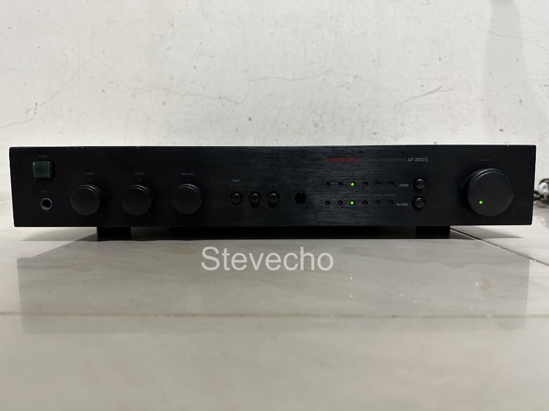 美國品牌 台灣製造 Proton AP-2000II 立體聲前級擴大機, 耳機及錄音音訊設備, 其他音響配件及設備在旋轉拍賣